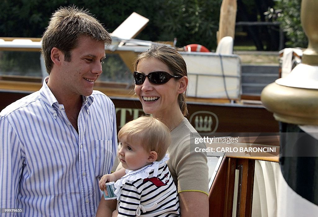 Italian Prince Emanuele Filiberto, heir of the Savoia family smiles ... Italian Prince Emanuele Filiberto, heir of the Savoia family smiles ...