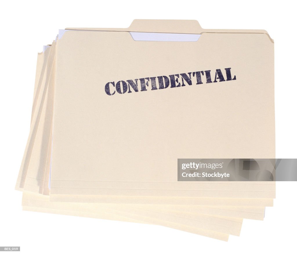 Confidential File Folders Confidential File Folders