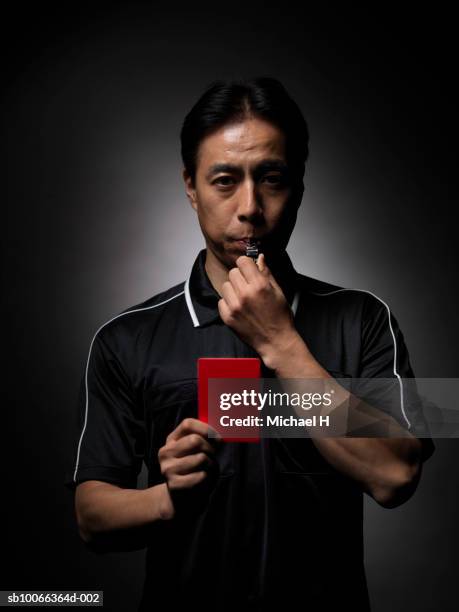 Blows Whistle Photos And Premium High Res Pictures Getty Images